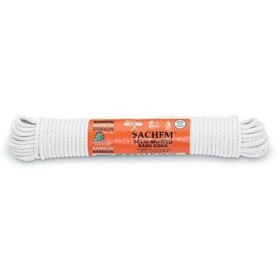 Samson Rope 3/8" x 100' Cotton Sash Cord (Samson Rope 3024001060 ...