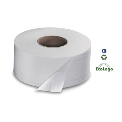 SCA Tissue White, 2-Ply 8.8-in Diameter Universal Jumbo Bath Tissue-3.6 ...