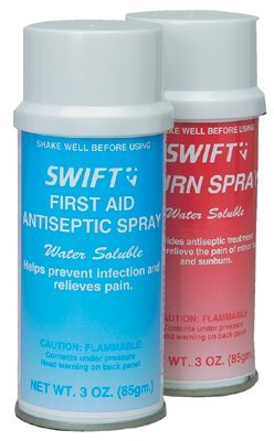 Swift First-Aid 3 oz Aerosol Can Medicated Burn Spray (201005 ...