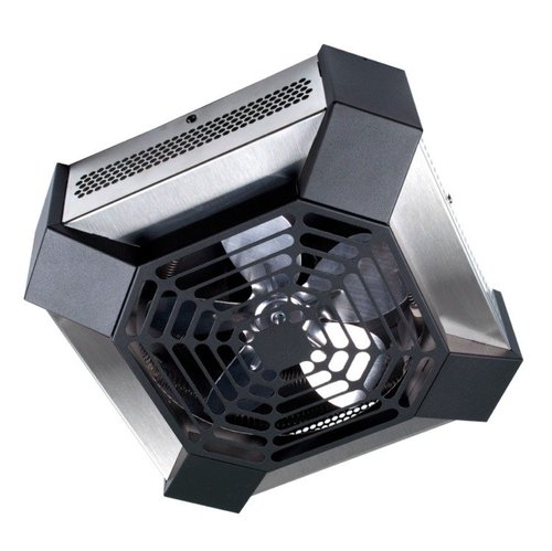 Stelpro 4000W Spider Garage Workshop Ceiling Fan Heater, Stainless ...