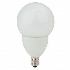 TCP Lighting 5W LED G16 Bulb, Dimmable, E12, 350 lm, 120V, 2700K ...
