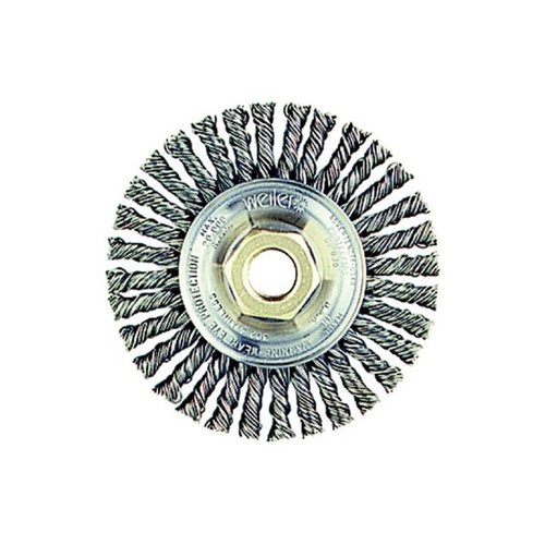 Weiler 4" Stringer Bead Wire Twist Wheels for Wire Size .020" (Weiler ...