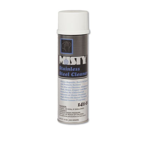 Amrep Misty Misty Oil Based Stainless Steel Cleaner & Polish, 15 oz ...