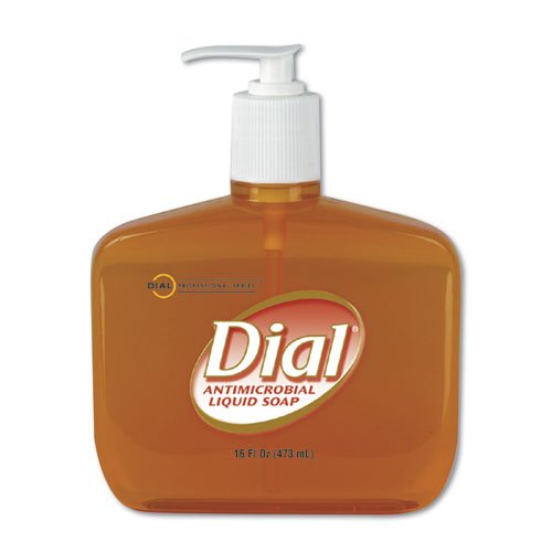 Dial Liquid Dial Gold Antimicrobial Hand Soap 16 oz. Pump (Dial 80790 ...