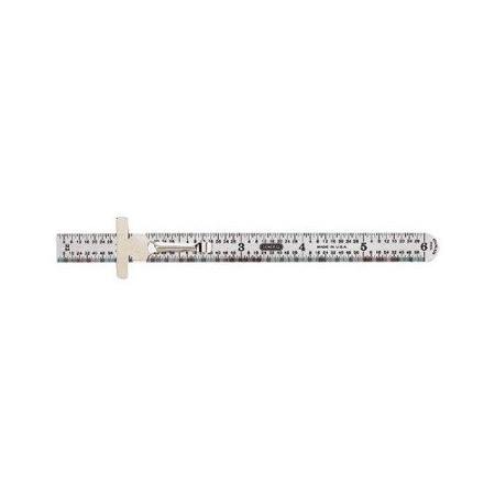 General Tools 6" Ridgid 4R Precision Stainless Steel Measuring Rule ...