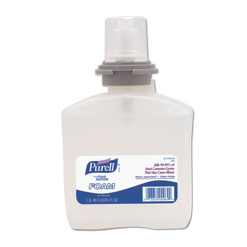 GOJO Purell TFX Instant Hand Sanitizer Foam 1200 mL Refills (GOJO 5392 ...