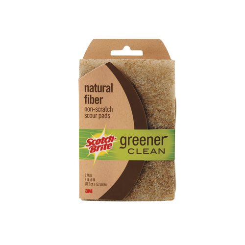 3M Scotch-Brite Greener Clean Natural Fiber Sponges (3M 23962 ...