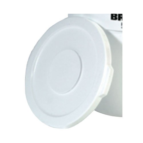 Rubbermaid Brute White Round Lid for 10 Gal Containers (Rubbermaid 2609 ...