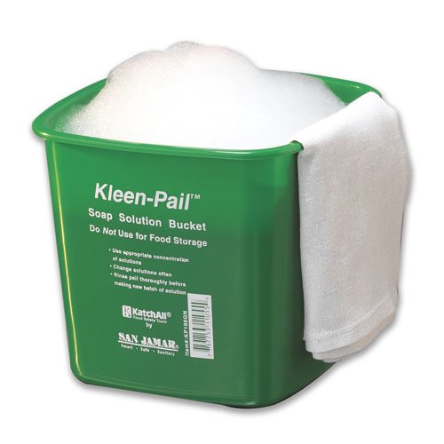 San Jamar Kleen-Pail Green 6 Qt Pail (San Jamar KP196GN ...