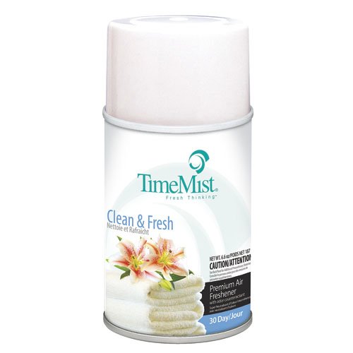 Timemist Clean N Fresh Scent Premium Metered Air Freshener Refills 6.6 ...