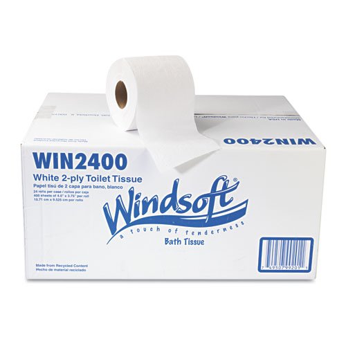 Windsoft Recycled 2-Ply Toilet Tissue (Windsoft 2400) | HomElectrical.com