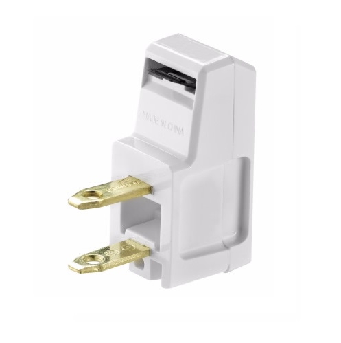 Eaton Wiring 15 Amp Super Plug, Non-Grounded, NEMA 1-15R, White (Eaton ...