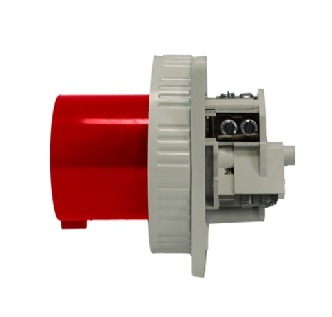 Ericson 20A Pin & Sleeve Straight Inlet, 3 Ph, 3P/4W, 600V, Black ...