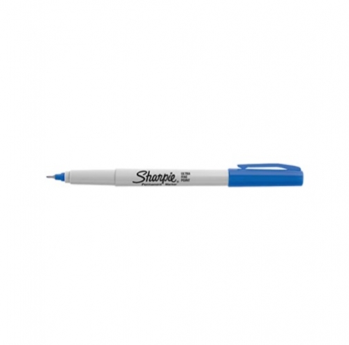 Sharpie Sharpie Ultra Fine Permanent Marker, Blue (Sharpie 37003 ...