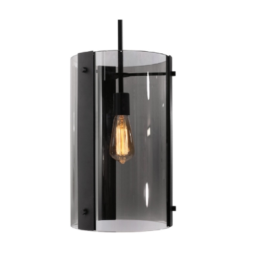 AFX 10-in LED Dana Pendant Light Fixture w/o A19 Bulb, E26, 120V, Black ...
