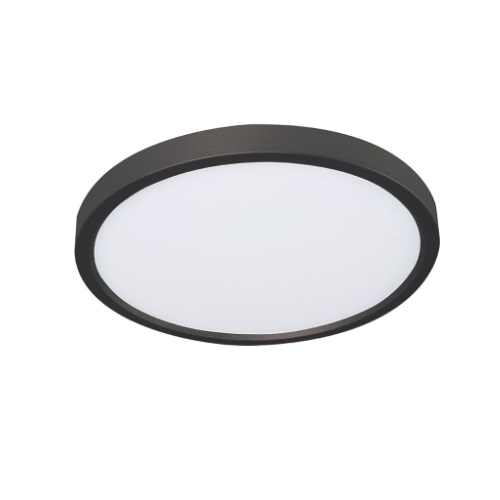 AFX 22W LED Edge Flush Mount, Round, 1650 lm, 120V, 3000K, Black (AFX ...