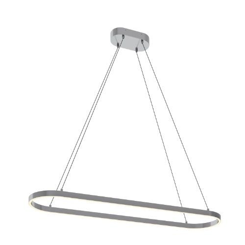AFX 48-in 40W Glo Pendant Light, 2400 lm, 120V, 3000K, Nickel (AFX ...