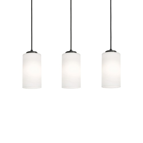 AFX 36-in 60W Leo Pendant Light, Linear, 3-Light, E26, 120V, Black (AFX ...