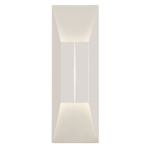 AFX 20W LED Summit Wall Sconce, 1300 lm, 120V, 3000K, White/Silver (AFX ...