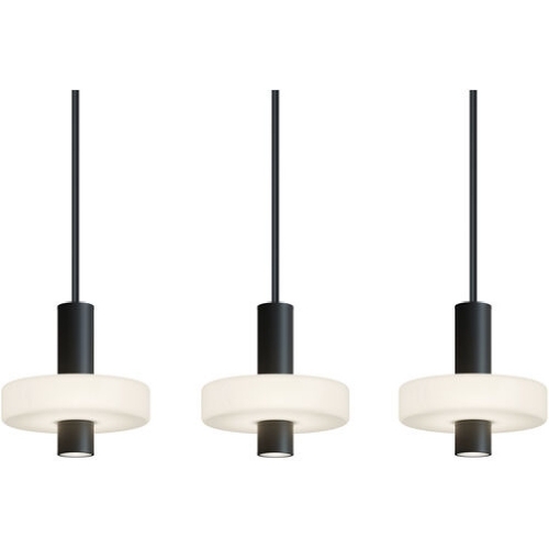 AFX 63W 10-in Sydney LED Three Light Linear Pendant, 120V-277V, Black ...