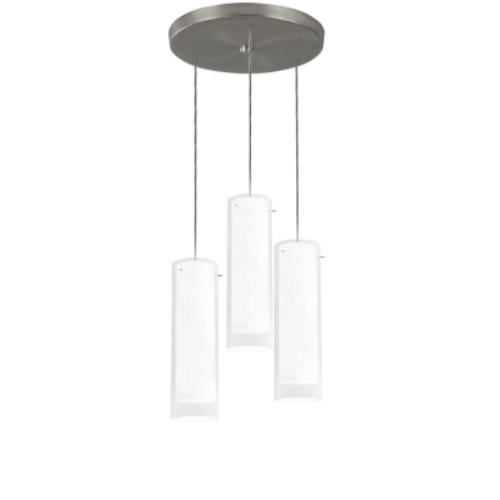 AFX 60W LED View Pendant Light, Round, 3-Light, E26, 120V, White (AFX ...