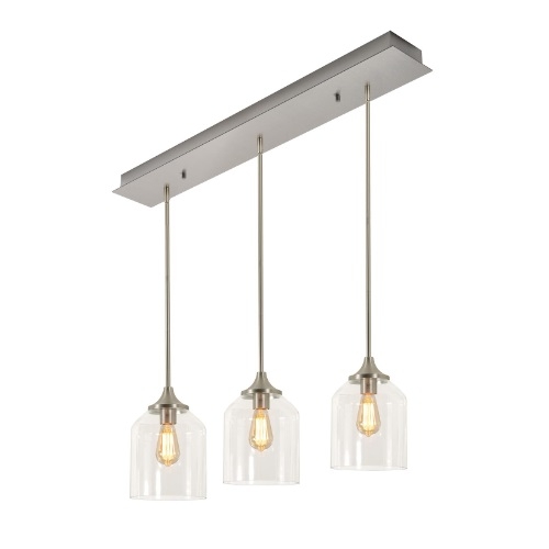 AFX 8-in 60W William Pendant Light, 3-Light, E26, 120V, Nickel (AFX ...