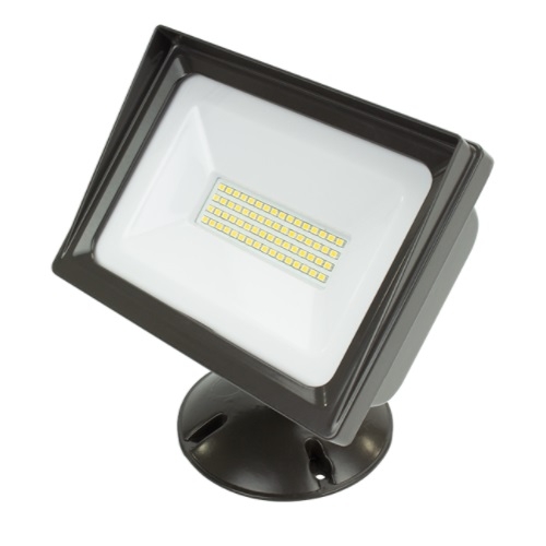 American Lighting 48W LED Flood Light, 4000 lm, 120V, 3000K, Dark ...