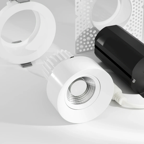 American Lighting 12W 3-in Rhyme Downlight, Round Eyeball Gimbal, 120V ...