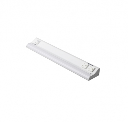 American Lighting 18-in 12W LED Undercabinet Light w/ Receptacles, 120V ...