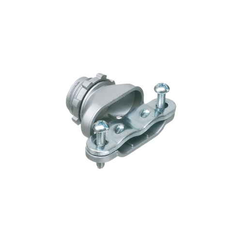 Arlington 3/8-in Duplex Connector w/ Steel Strap, Zinc Die-Cast ...