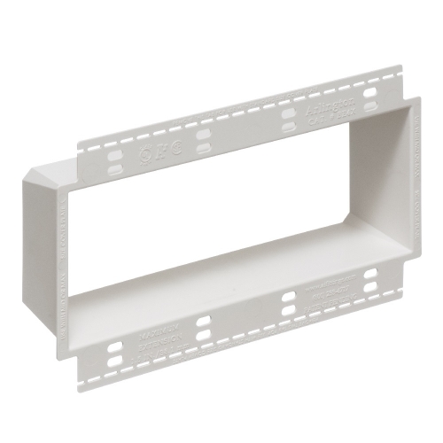 Arlington 4-Gang Box Extender w/ Large Flange (Arlington BE4X ...