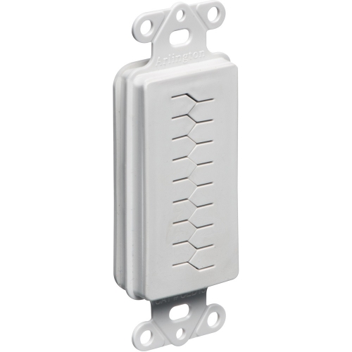 Arlington Cable Entry Device w/ Slotted Cover, White (Arlington CED130 ...
