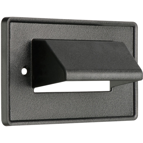 Arlington Horizontal Reversible Cable Entrance Plate, Black (Arlington ...
