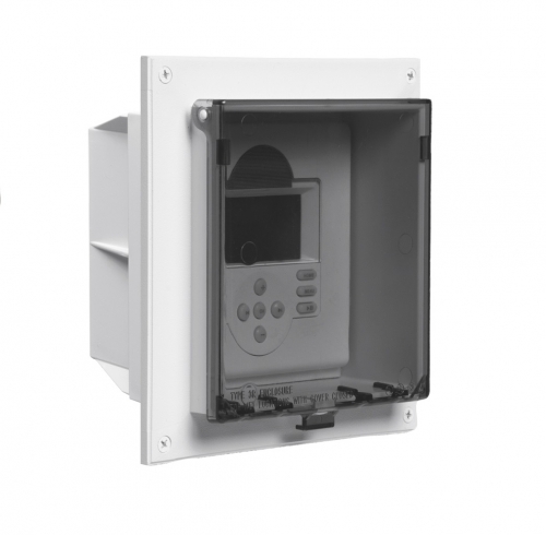 Arlington 2-Gang Exterior Keypad Enclosure for Flat Surfaces, Clear ...