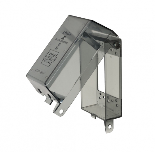 Arlington 1-Gang Dri-Box w/ Cover & Base, Non-Metallic, Vertical, Clear ...