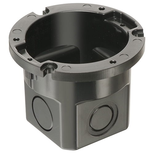 Arlington 3.5-in Cut-In Floor Box, Round, Non-Metallic, Black ...