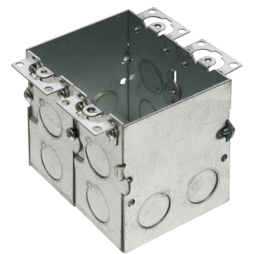 Arlington 2-Gang Floor Outlet Box, Steel (Arlington FLB5548 ...