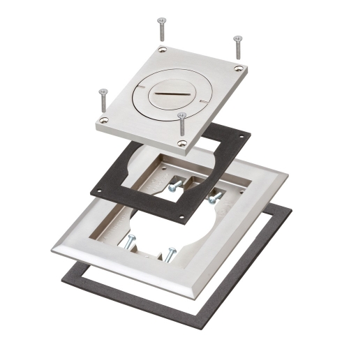 Arlington 1-Gang Frame Kit w/ 2-in & 1-in Inserts for Gangable Box ...