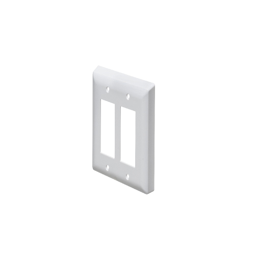 Arlington 5-in Furred Wall Box Cover, Two Gang Cover, White (Arlington ...