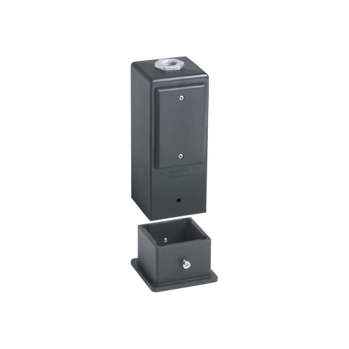 Arlington 9-in Gard-N-Post Deck/Post Mount Support for Lights, Black ...