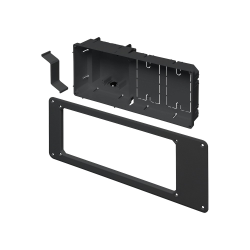 Arlington Recessed TV Box for Power & Low Voltage, Black (Arlington ...