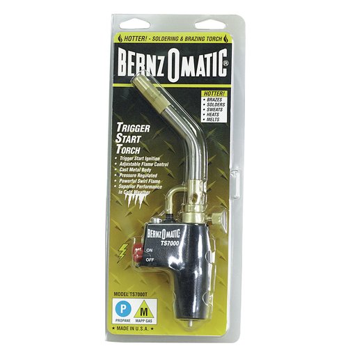 Bernzomatic Adjustable Trigger Start Aluminum Torch Head (TS7000T ...