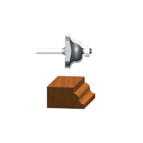 Vermont American 1-1/8-in x 1/2-in Roman Ogee Router Bit, Carbide ...
