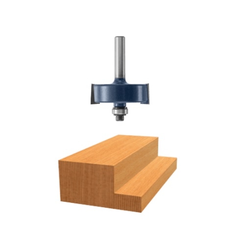 Bosch 3/8-in x 1/2-in Rabbeting Router Bit, Carbide Tipped (Bosch ...
