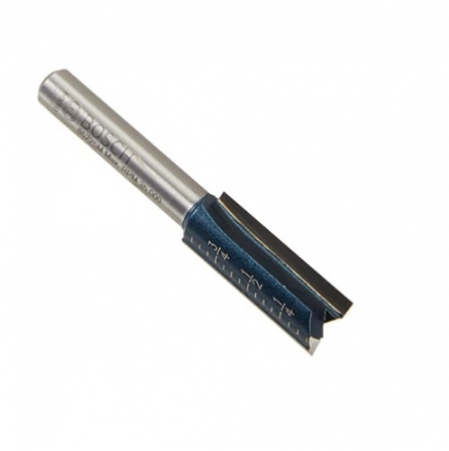 Bosch 3/8-in x 1-in Straight Router Bit, Carbide Tipped, 1/4-in Shank ...