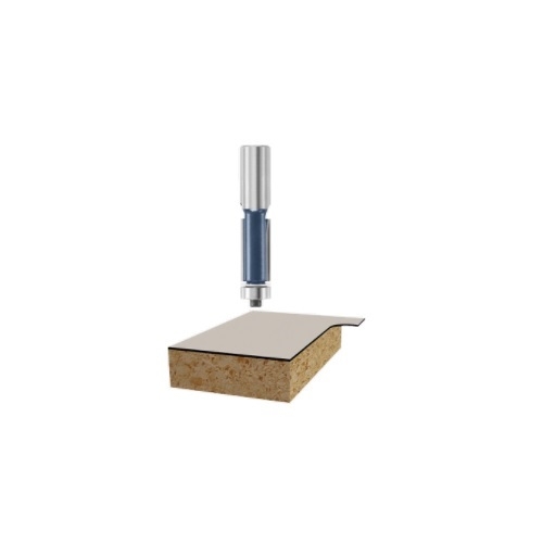 Bosch 1/2-in x 1-in Flush Trim Router Bit, Carbide Tipped, 1/2-in DIA ...