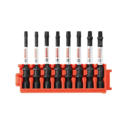 Bosch 8 pc. 2-in Impact Tough Power Bits w/ Clip, Square Variety (Bosch ...