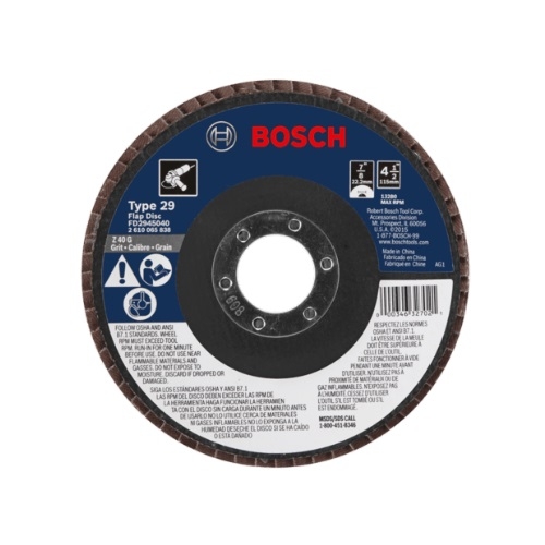 Bosch 4-1/2-in Abrasive Wheel, Finishing/Blending, Type 29, 40 Grit ...