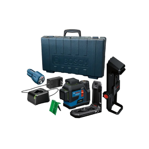 Bosch 360° Connected Three-Plane Leveling & Alignment Laser, 12V, Green ...