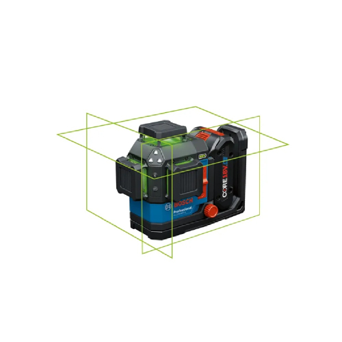 Bosch 360° Connected Three-Plane Leveling & Alignment Laser, 18V, Green ...